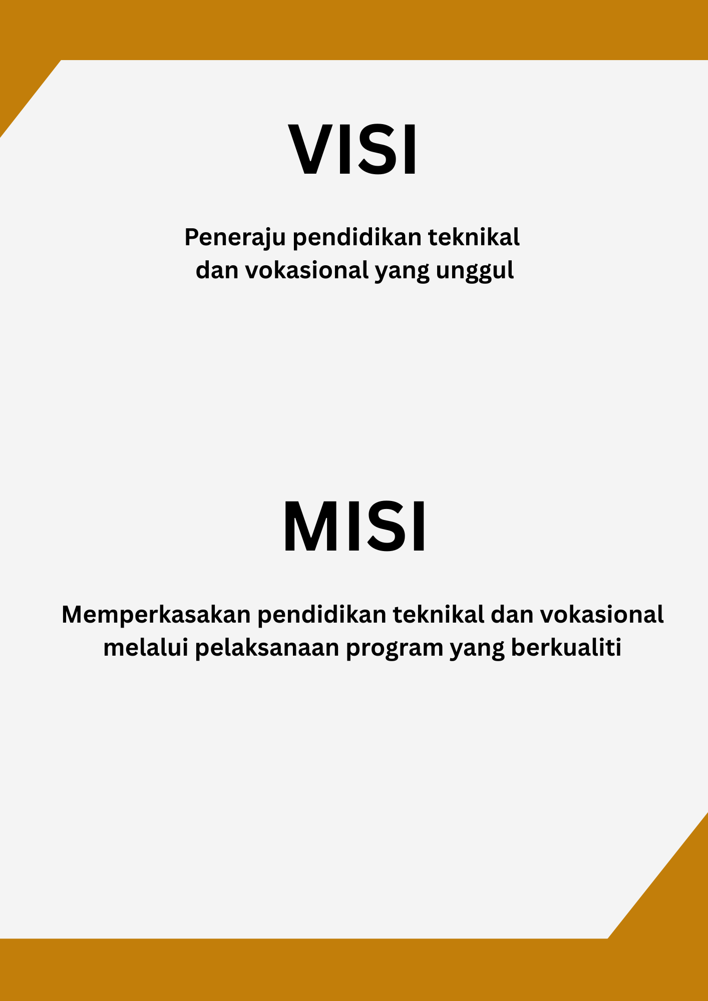 Visi&Misi - KOLEJ VOKASIONAL KULIM